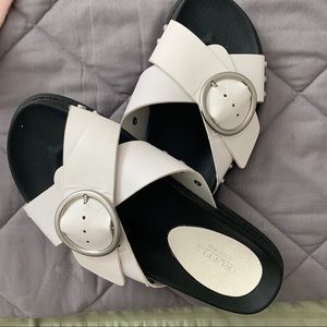 Truffle Collection | Shoes | Truffle Collection Buckle Black White ...